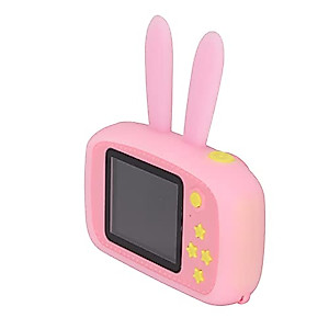 Kid Camera Rabbit Appearance, Digital Camera Girls Camera Toys, Full HD 1080P Kids Digital Camera Toy with Lanyard and Charging Cable