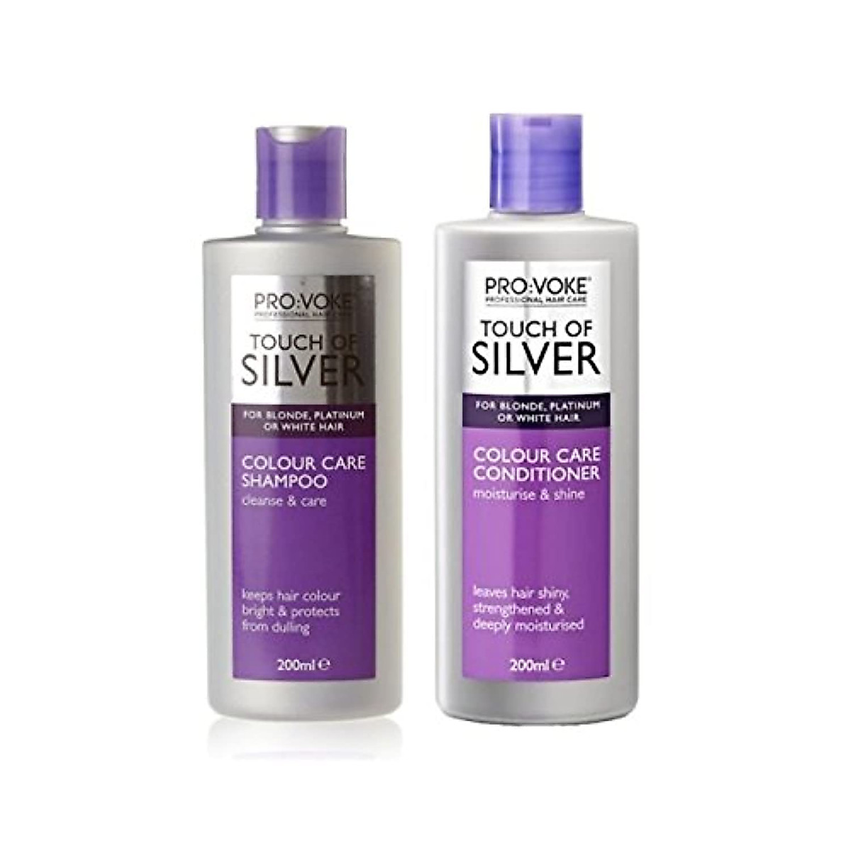 Touch Of Silver Shampoo 200 Ml & Conditioner 200Ml by Provoke
