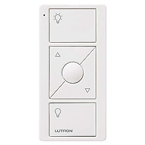 Lutron Pico Smart Remote Control for Caséta Smart Dimmer Switch | PJ2-3BRL-WH-L01R | White