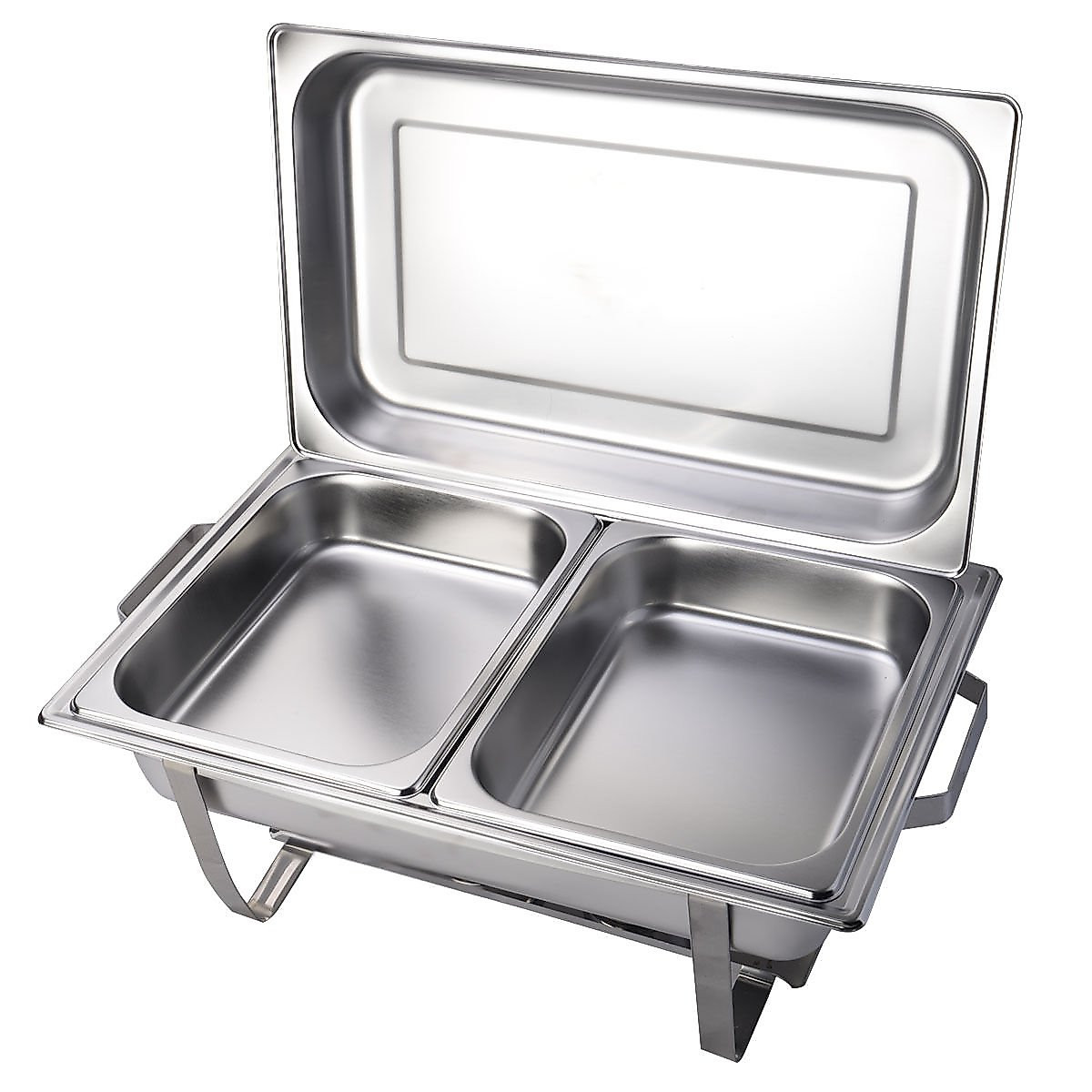 9TRADING 2 Pack of 9 Quart Rectangular Chafing Dish Stainless Steel Full Size New