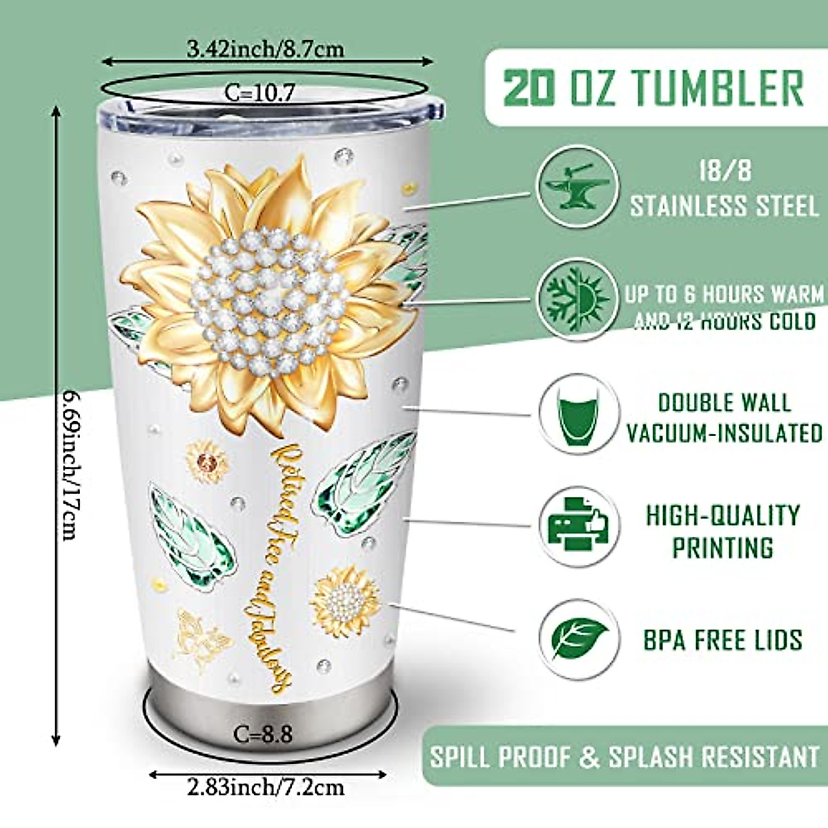Biomlon Retirement Gifts Tumbler 20oz, Retirement Gifts for Women 2023 Mug, Retirement Party Decorations, Retired Gifts For Women Cup, Happy Retirement Decorations, Best Retirement Gifts Ideas