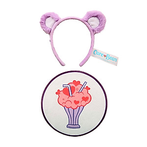 Care Bears Share Bear Ears & Patch Costume Kit for Adults with Headband & Iron-On Patch Accessory Set ST