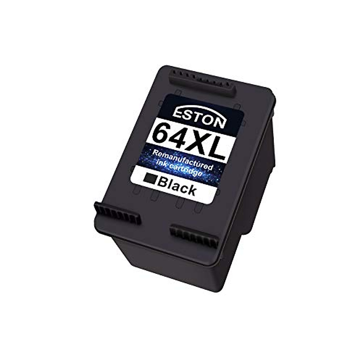 ESTON Remanufactured Replacement for HP 64XL 64XL Black Ink Cartridges N9J92AN High Yield Use for HP Envy Photo 6252 6255 7155 7855