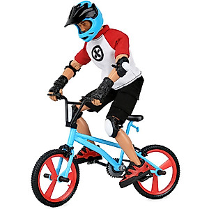 Click N' Play Sports & Adventure Bike & Skateboard 12" Action Figure Play Set with Accessories - Click N Play Military Action Figures