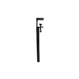 Shepherd Hardware 16" Adjustable Fit Table Clamp Legs, Black