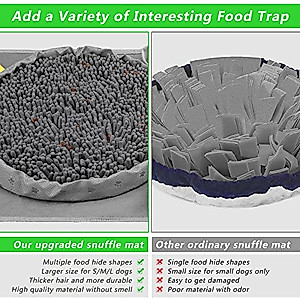 Snuffle Mat for Dogs, 37.8'' X 18.9'' Sniffing Mat Dog Feeding Mat for S/M/L Dogs, Slow Feeder Interactive Dog Puzzle Toys for Slow Eating and Stress Relief