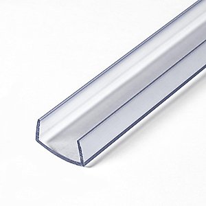 Outwater Plastics 341-Cl Clear 3/4'' Rigid Vinyl Clear Plastic U-Channel/C-Channel 36 Inch Lengths (Pack of 4)