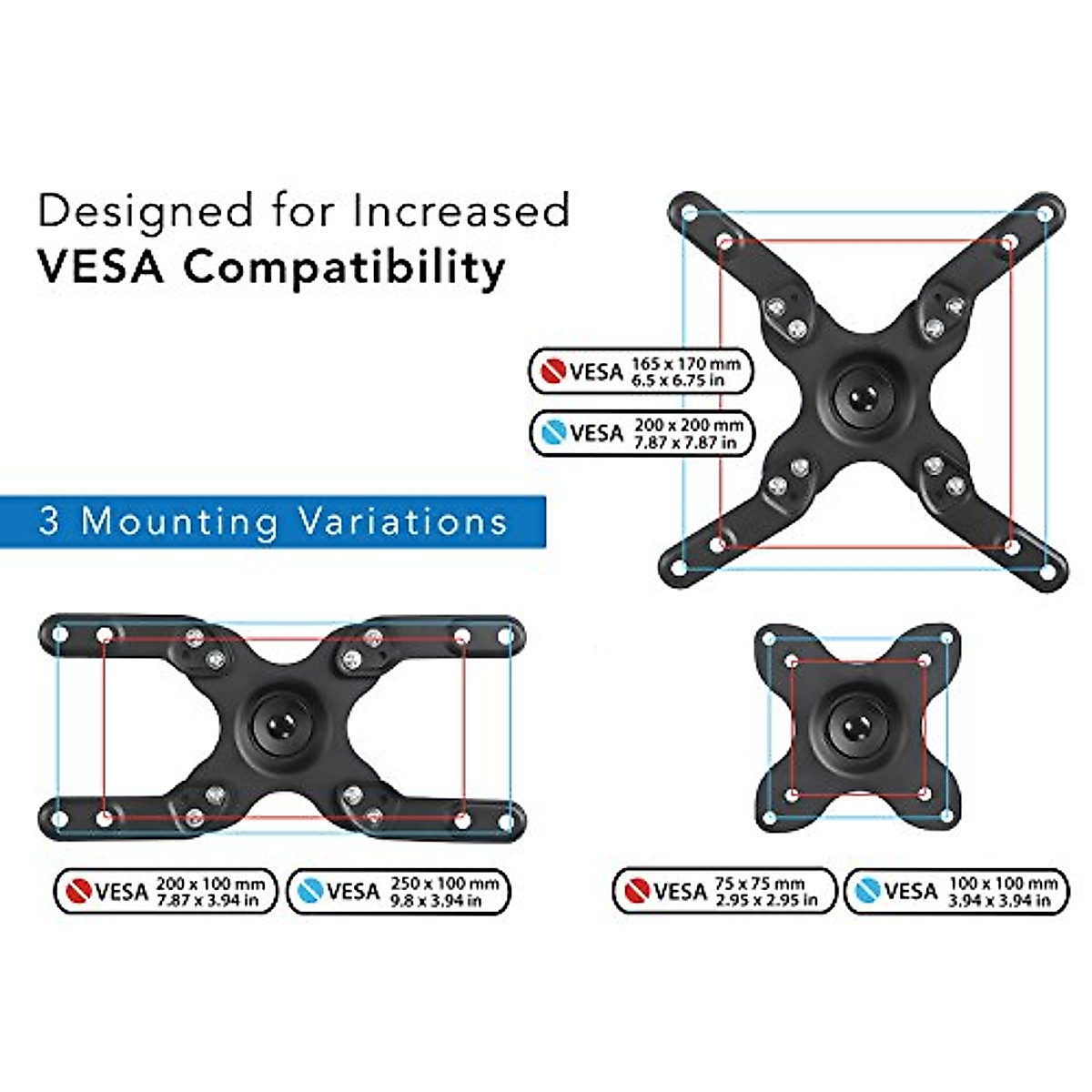 Mount-It! TV Wall Mount Monitor Bracket with Full Motion Articulating Tilt Arm, 15" Extension Arm Fits 17 19 20 22 23 24 26 27 28 29 30 32 35 37 39 42 47 LCD LED Displays up to VESA 200x200