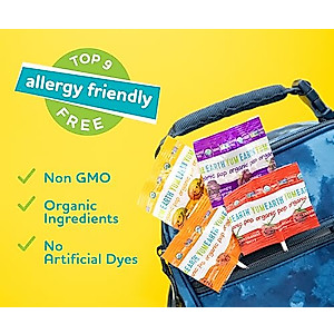 YumEarth Organic Pops Variety Pack, 50 Fruit Flavored Favorites Lollipops, Allergy Friendly, Gluten Free, Non-GMO, Vegan, No Artificial Flavors or Dyes