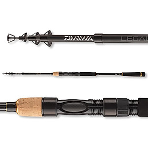 DAIWA Legalis Tele Allround, 9.84ft, Lureweight 1.05-3.17 Ounce, 6 Sections, Telescopic Fishing Rod