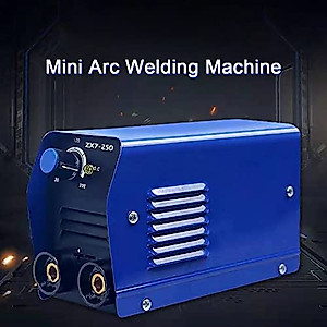 BUZHI Arc Welder, Portable Arc Welding Machine 20-250A Mini Electric Welder High Frequency Transformer ARC Stick Welding Equipment for Metal Welding Acid Alkaline Welding Cellulose Rods
