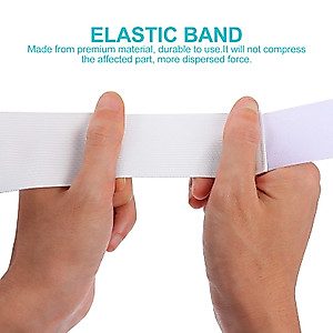 Healifty 1pc Strap Loose Leaf Binder Chest Belt Rib cage Protector Binder Clips Rib Injury Fracture Broken Rib Brace Chest Support Brace Gambrel Protective Film Medical Women's Cloth White