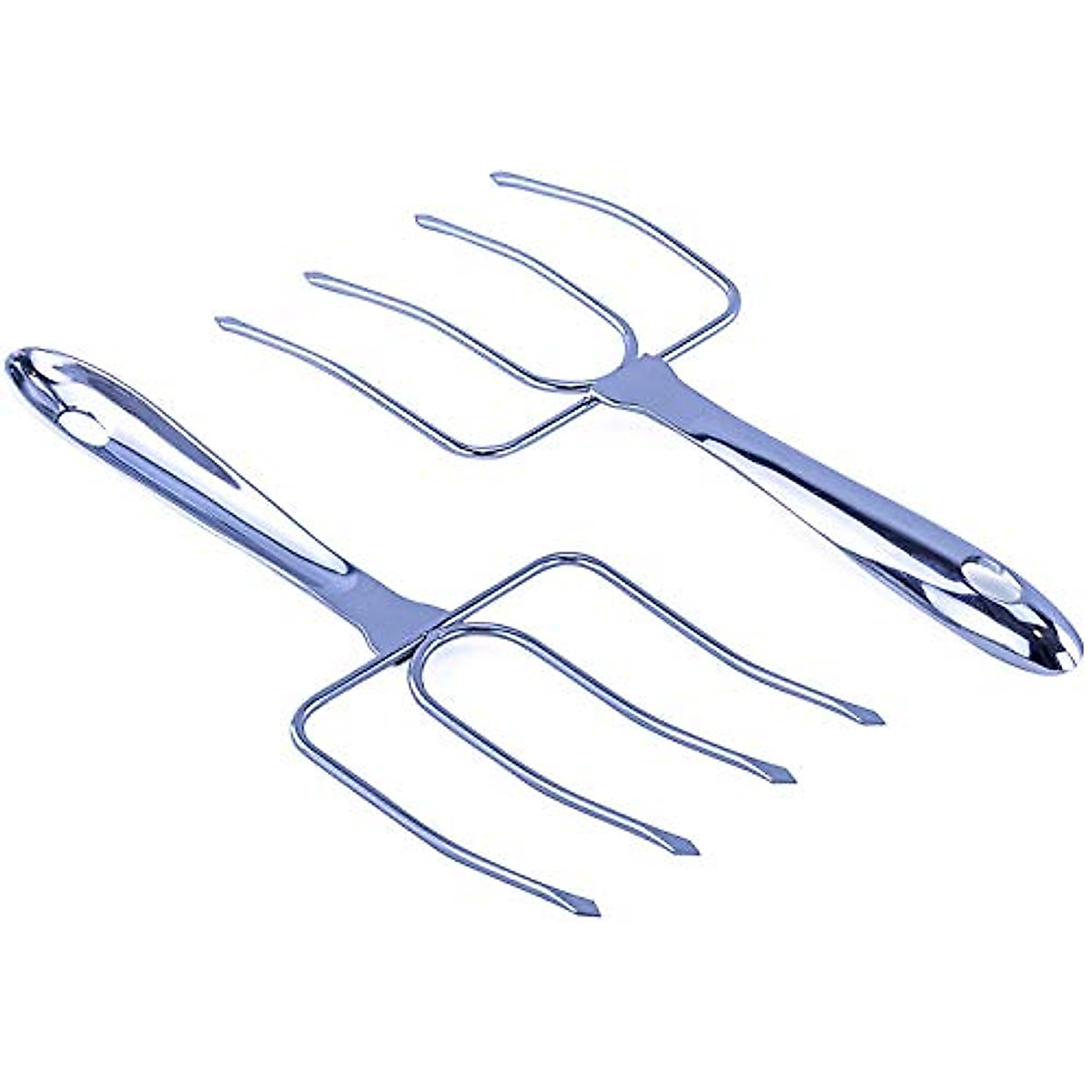 i Kito Stainless Steel Turkey Lifter,Set of 2 Heavy Roasted Turkey Meat Forks for Thanksgiving