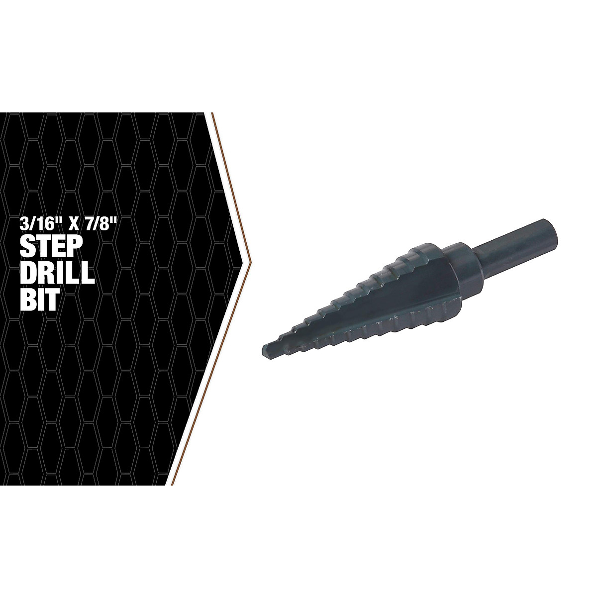 Southwire STEP BIT, DBL STRT FLUTE 3/16" TO 7/8"