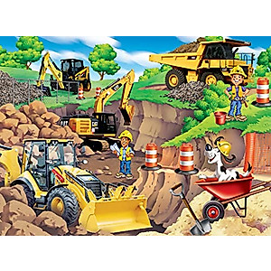 MasterPieces 60 Piece Jigsaw Puzzle for Kids - CAT Day at The Quarry - 14"x19"