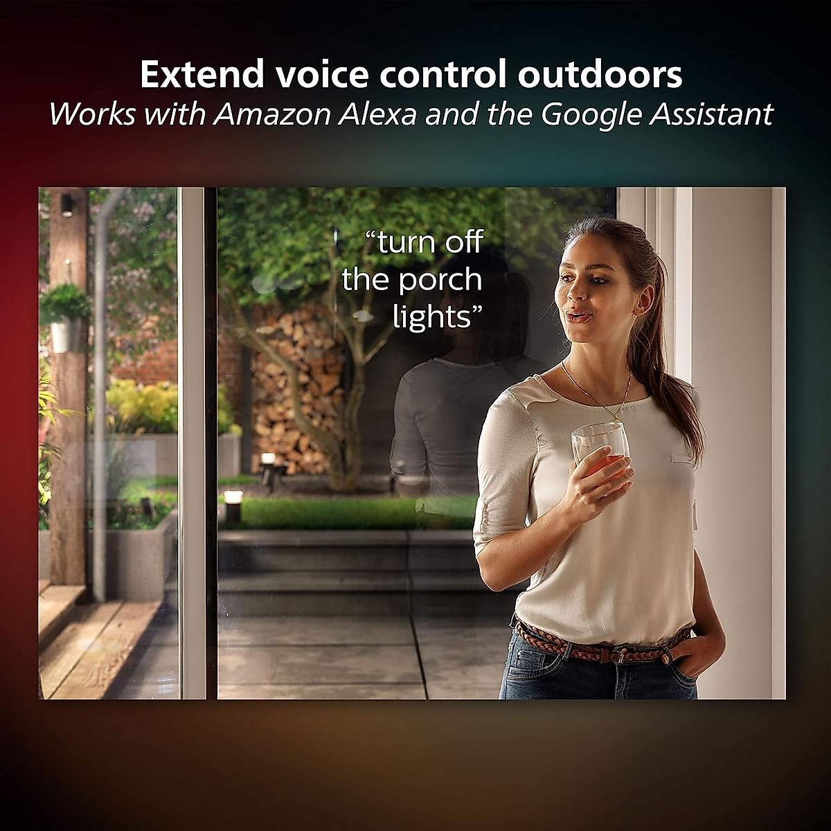 Philips Hue Lily White & Color Outdoor Spot Light Base kit (Hue Hub Required), 3 Spot Lights with Power Supply + Mount, Compatible with Alexa, HomeKit & Google Assistant , Black (New)