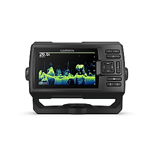 Garmin Striker Vivid 5cv, Easy-to-Use 5-inch Color Fishfinder and Sonar Transducer, Vivid Scanning Sonar Color Palettes (010-02551-00)