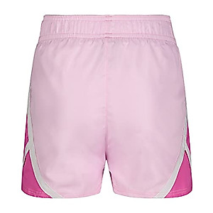 Under Armour Womens Fly by Short, Elastic Waistband, Logo Detail, Lightweight, Pink Sugar - Core, 5 US