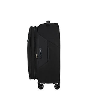 Samsonite Suitcase, Black (Black), Spinner M (66 cm-67/73 L)