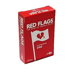 Skybound Entertainment Red Flags Expansion 1: New Deck for The Card Game of Terrible Dates, 75 Cards, 3-10 Players, Ages 17+