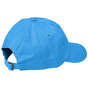 Kids Boy Girl Baseball Cap Hat Washed Low Profile 100% Cotton Soft Lightweight Adjustable Size (6-9 years, Turquoise)
