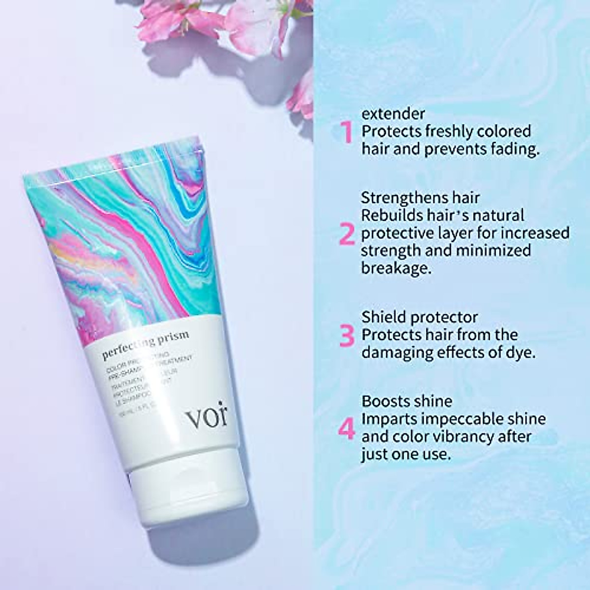 Voir Haircar Perfecting Prism Color Protecting Pre-Shampoo Treatment 5.0 Fl Oz