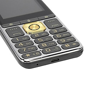 Yunseity 2G GSM Unlocked Mobile Phone, 1.8 Inch Screen Cellphone for Seniors, 3 SIM 3 Standby Big Button Cell Phone with Loud Speaker, Large Backlight Button, 3200mAh Battery (US Plug)
