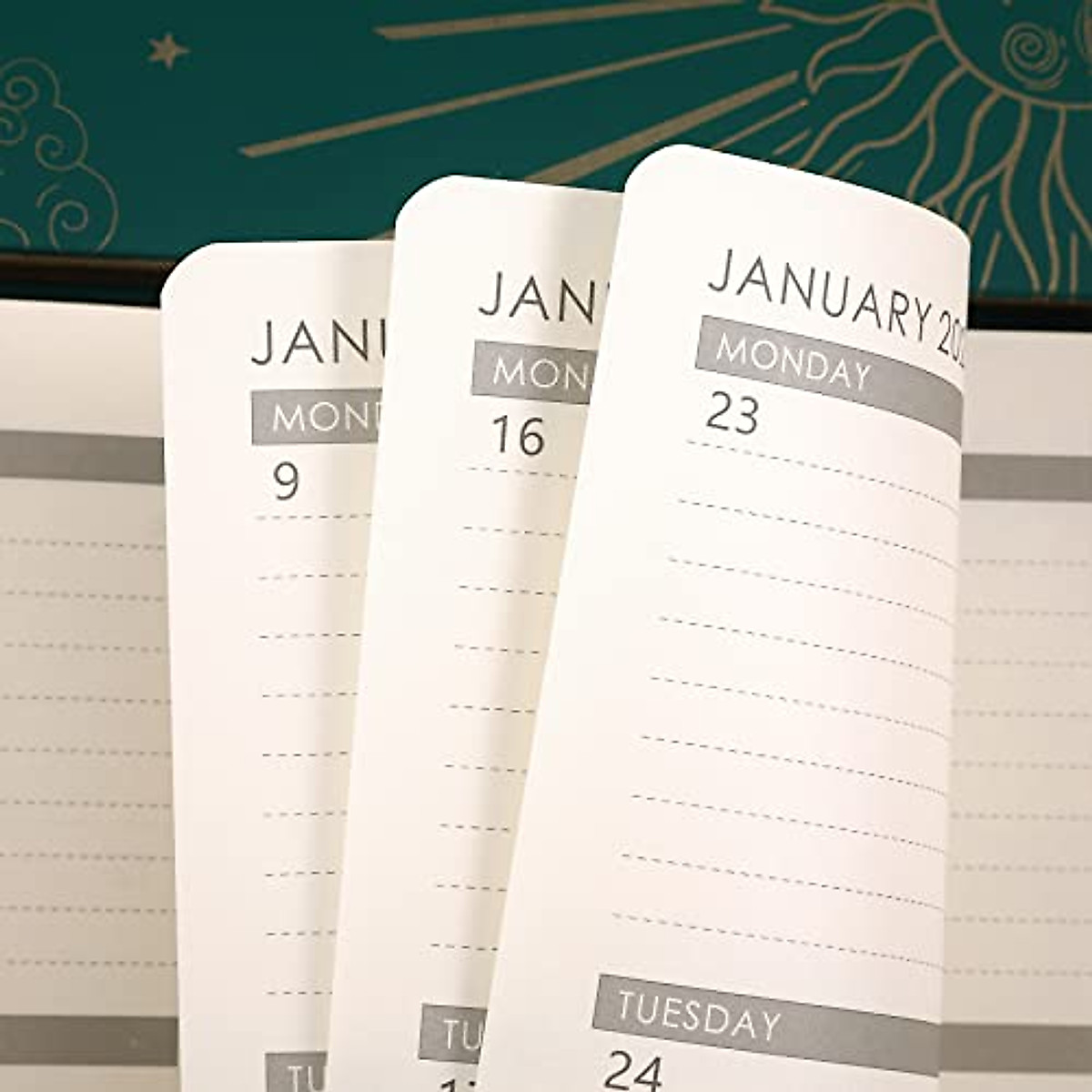 Planner 2023-2024 - Weekly Monthly Planner 2023-2024, 2023-2024 Calendar Planner from July 2023 - June 2024, 5.75" x 8.4", Planner 2023-2024 with Inner Pocket, Sticker, Pen Holder, Elastic Closure