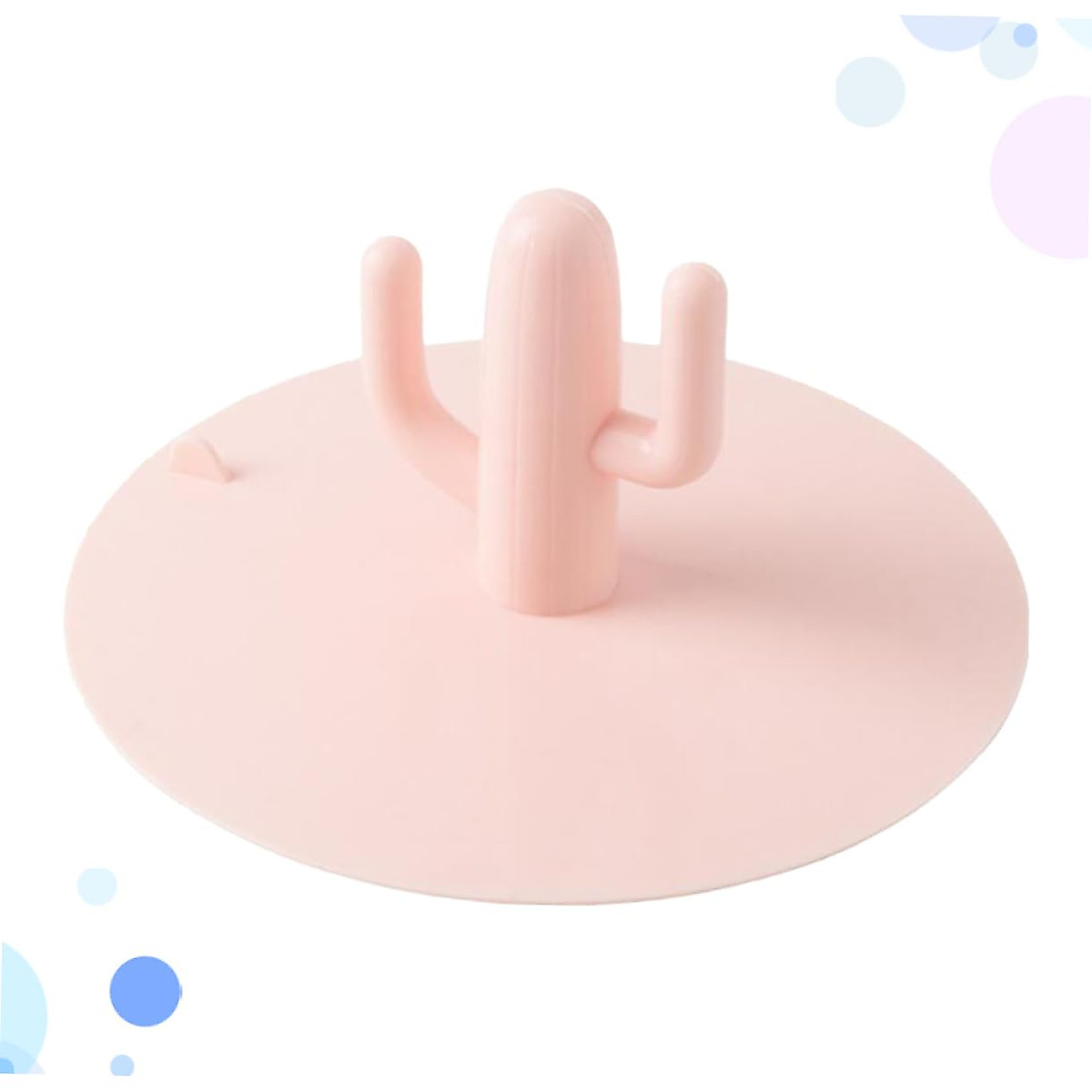 2pcs Bathtub Stopper for Bathroom Round Cactus Shape Plug Silicone Sink Cover Creative Sink Plug Kitchen Accessories Silicone Sink Plug