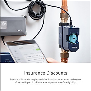 Moen 900-001 Flo Smart Water Monitor and Shutoff in 3/4-Inch Diameter