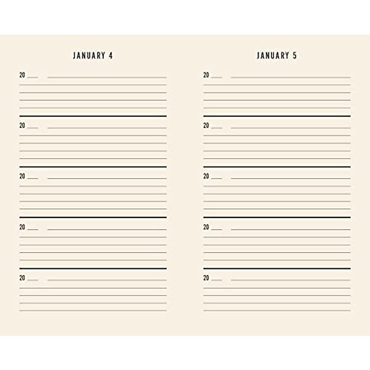 Canvas One Line a Day: A Five-Year Memory Book (Yearly Memory Journal and Diary, Natural Canvas Cover)