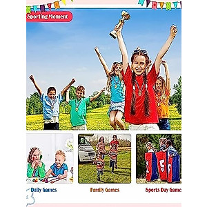 Outdoor Games Potato Sack Race Bags for Kids Adults, Egg Spoon Relay Race, Bands, Birthday Party Field Day Family Reunion Easter…