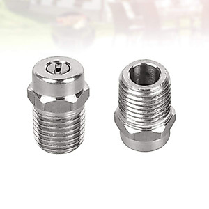 Happyyami 2pcs Sprayer Connector Pressure Cleaner Washing Connect Power Sprayers High Pressure Water Hose Nozzle Diamond Art Industrial Hose Nozzles Sector Car Wash