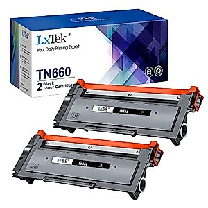 LxTek Compatible Toner Cartridge Replacement for Brother TN660 TN-660 TN630 TN-630 to Compatible with HL-L2300D HL-L2380DW HL-L2340DW HL-L2320D DCP-L2540DW MFC-L2740DW Printer(2 Black), High Yield