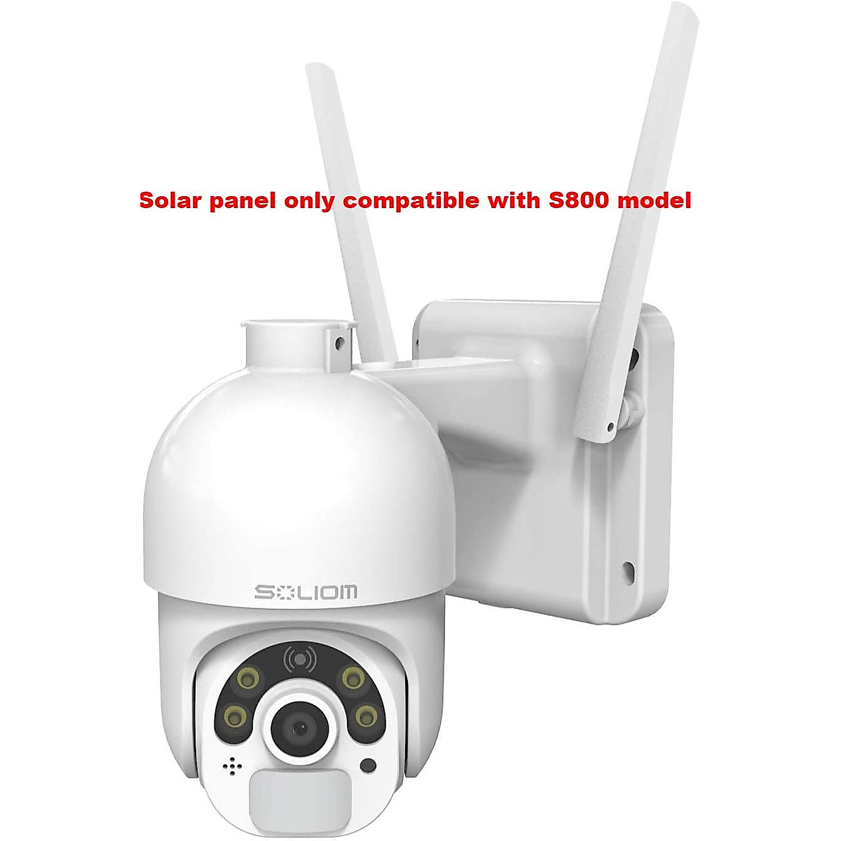 Soliom-S800 Solar Panel Power Supply, Pan tilt Security Outdoor Camera Solar Panel S800-4G Compatible