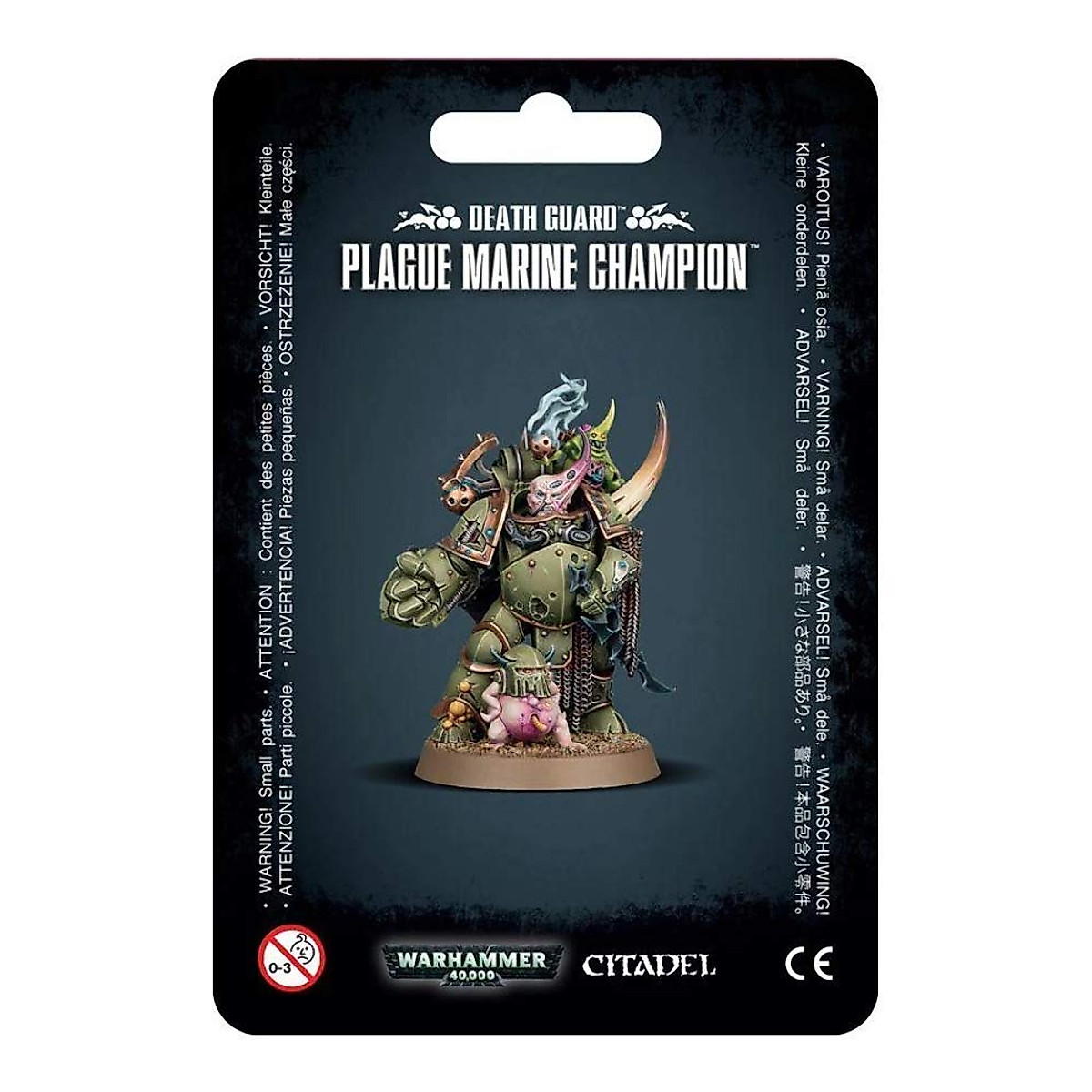 Games Workshop 99070102007" Death Guard Plague Marine Champion Miniature