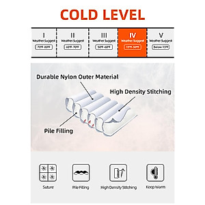 BALEAF Women's Down Pants Winter Ultralight Water Resistance Ski Snow Puffer Pants Packable Warm Trousers Black Medium