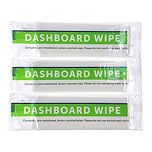UTowels Individually Sealed Large Dashboard Wipes Perfect for Cleaning Leather, Glass, Dust Off Dashboards and Steering Wheels (100)