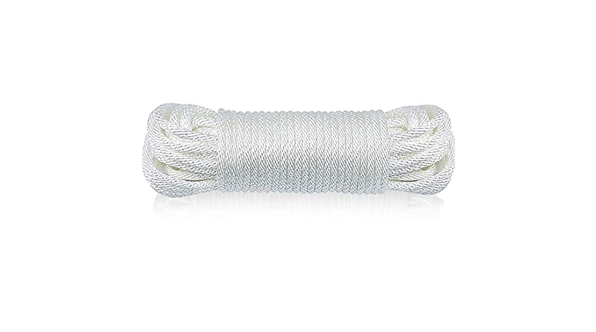 Huouo 1/4" Flagpole Rope - Durable & UV Resistant