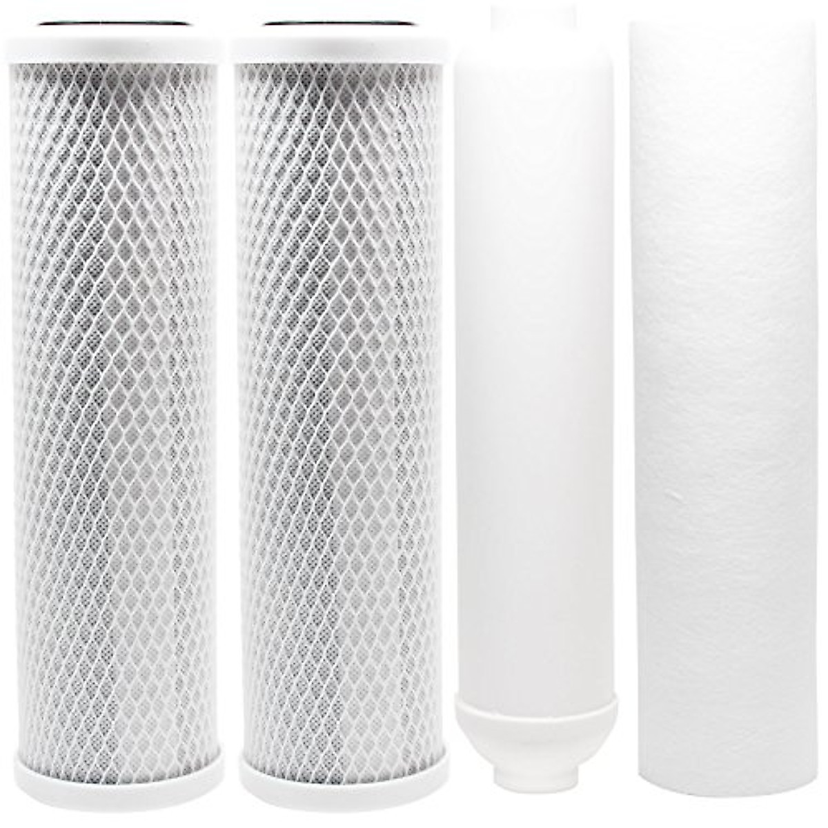 Replacement Filter Kit Compatible with PureValue 5EZ50 RO System - Includes Carbon Block Filters, PP Sediment Filter & Inline Filter Cartridge - Denali Pure Brand