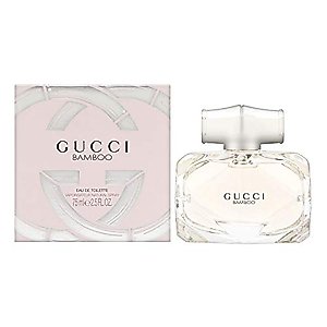 Gucci Bamboo | Eau de Toilette Spray | Fragrance for Women | Floral and Woody Scent with Key Notes of Casablanca Lily, Bergamot, and Orange Blossom | 75 mL / 2.5 fl oz
