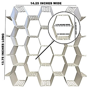 Evelots 4 Pack Dresser Drawer Organizer-Divider-Sock-Belt-Scarf-Underwear-112 Slots Total