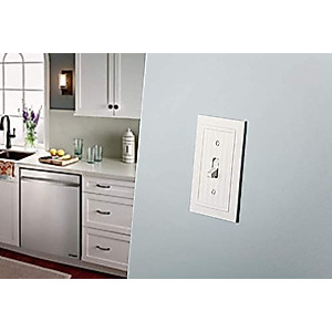 Franklin Brass W35266-PW-C Classic Beadboard Single Wall Plate, Duplex