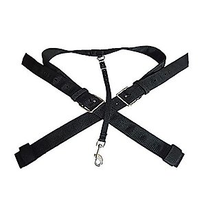 Saddles & Such Replacement Rear Black Cinch with Flank Straps Combo