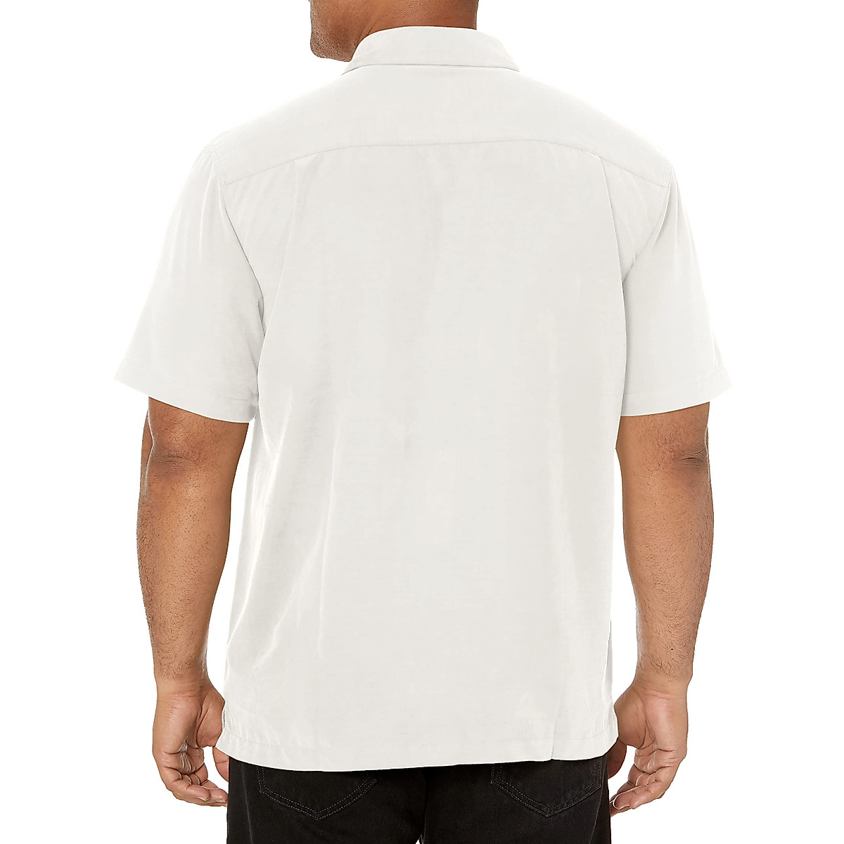 Quiksilver mens Tahiti Palms 4 Button Down Shirt, White, XX-Large US