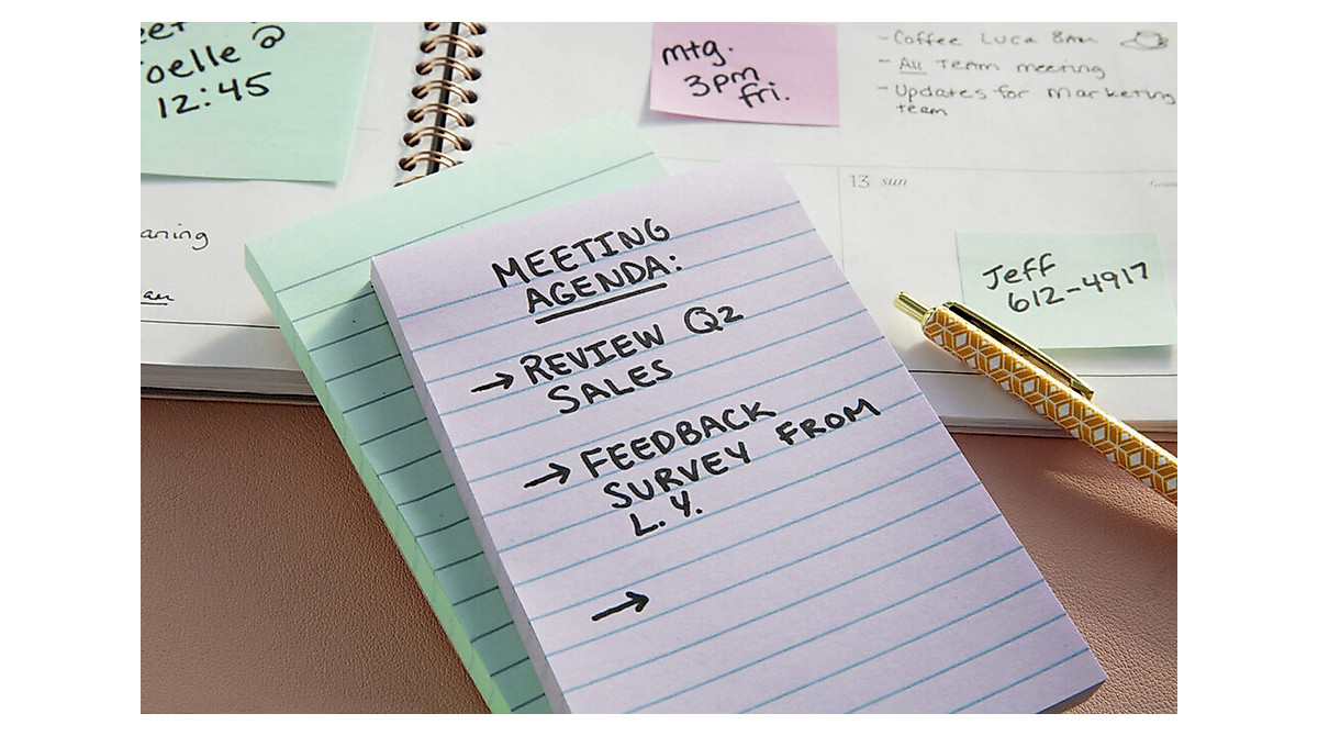 Post-it Greener Notes 4x6 in - Eco-Friendly & Recyclable Sticky Notes