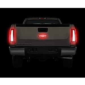 TFP 39038LHC LED Hitch Cover Emblems - Compatible with CHEVROLET Lighted Hitch Cover - Chrome OEM Look