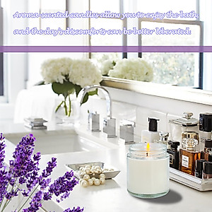 Veiuwa 24 Pcs 4 Oz Mini White Soy Candles,Scented Candles,Candle Set,Aromatherapy Candle,Bulk Candles，Great Stress Relieving Scented Candles for Girls as a Gift for Birthdays, Weddings and More!