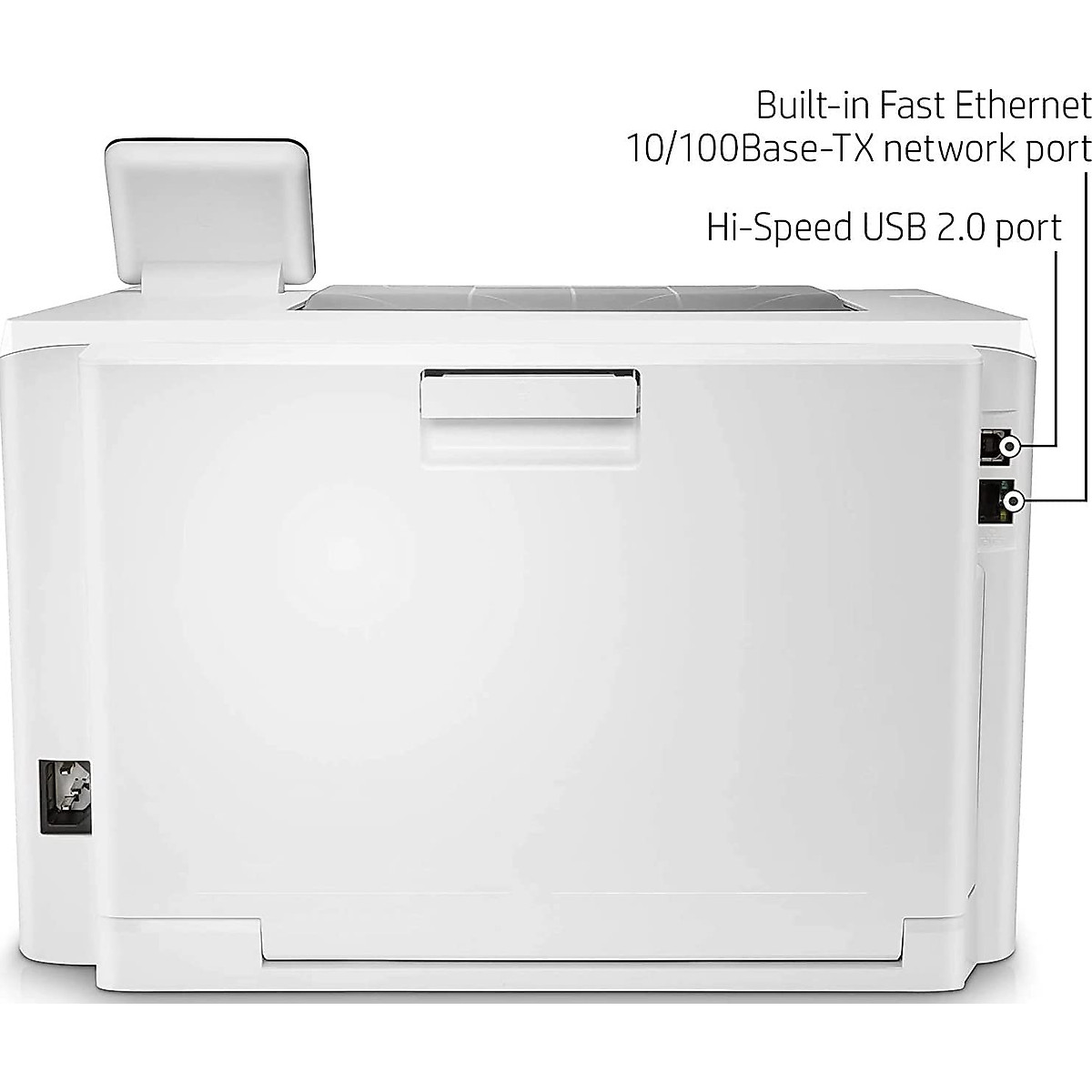 HP Color Laserjet Pro M255dw Wireless Laser Printer Single-Function, White - 22 ppm, 600 x 600 dpi, 8.5 x 14, Auto Duplex Printing, 2.7" Touchscreen, Ethernet, Cbmou Printer Cable