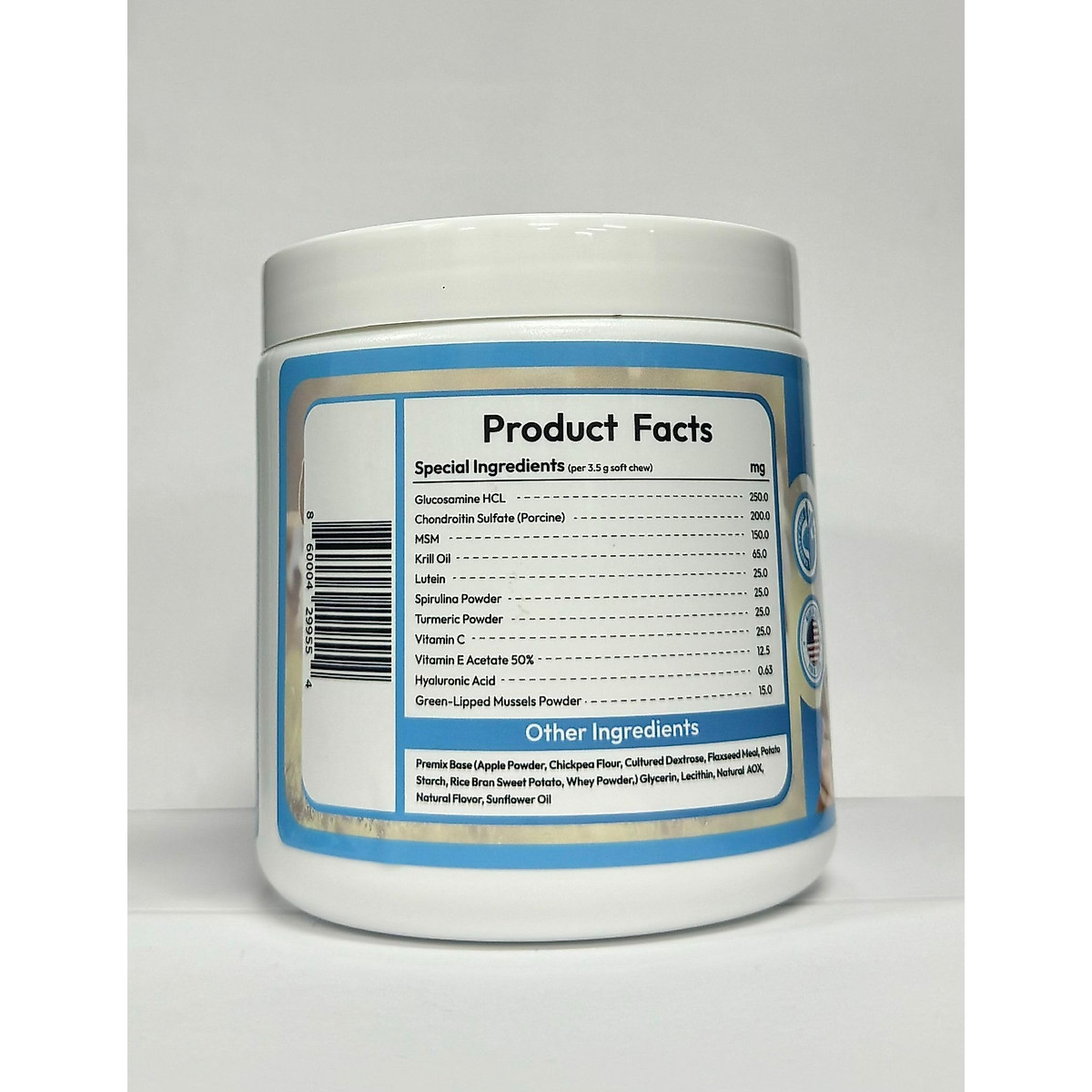 Pet Hip & Joint Supplements - Krill Oil and Glucosamine for Dogs Soft Chews, Joint Supplement for Dogs with Krill Oil,Glucosamine, Chondroitin, MSM, Turmeric, Anti Inflammatory, Mobility (Beef 90ct)